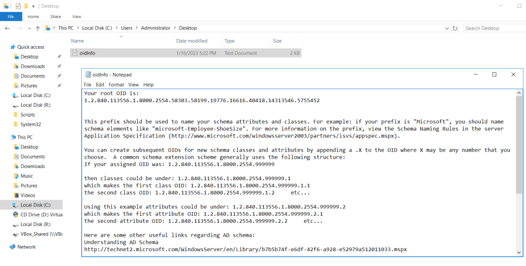 Active Directory Schema Extension example – Marius Ene