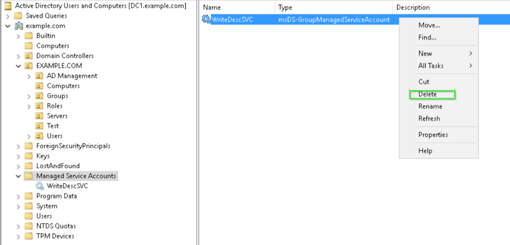 Configuring AD Group Managed Service Accounts (gMSA) – Marius Ene